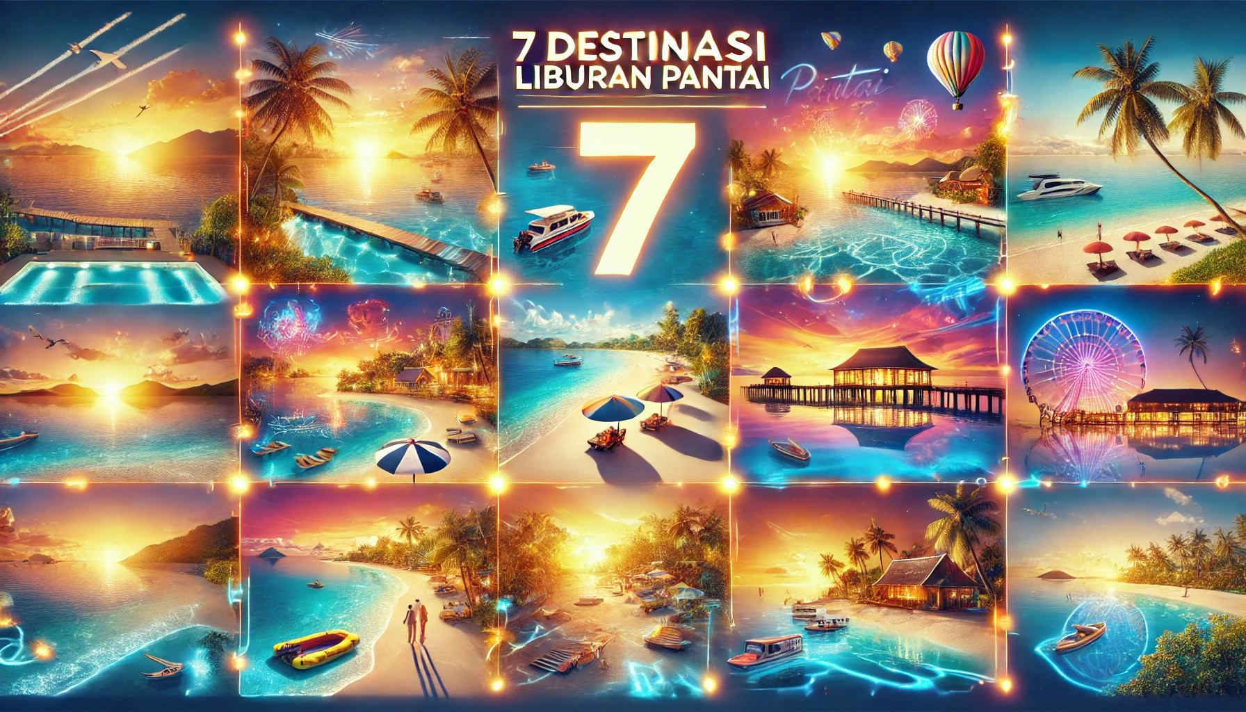 7 Destinasi Liburan Pantai - Frambrl